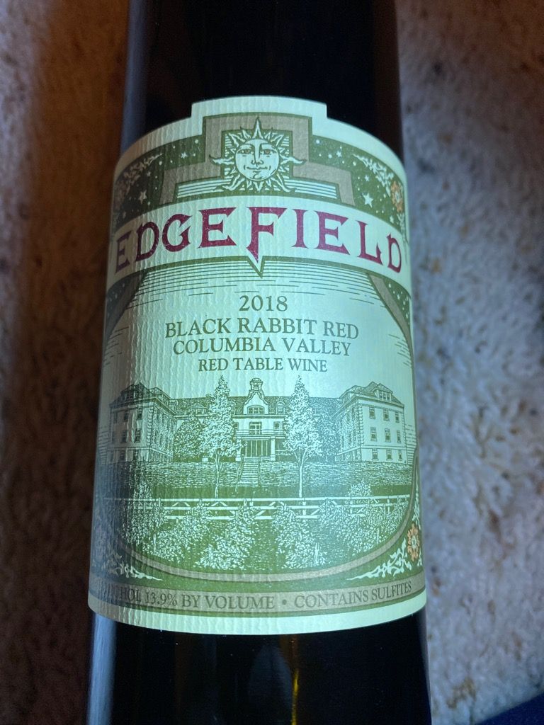 2019 Edgefield Winery Black Rabbit Red, USA, Oregon/Washington ...