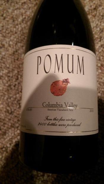 2010 Pomum Cellars Syrah, USA, Washington, Columbia Valley - CellarTracker