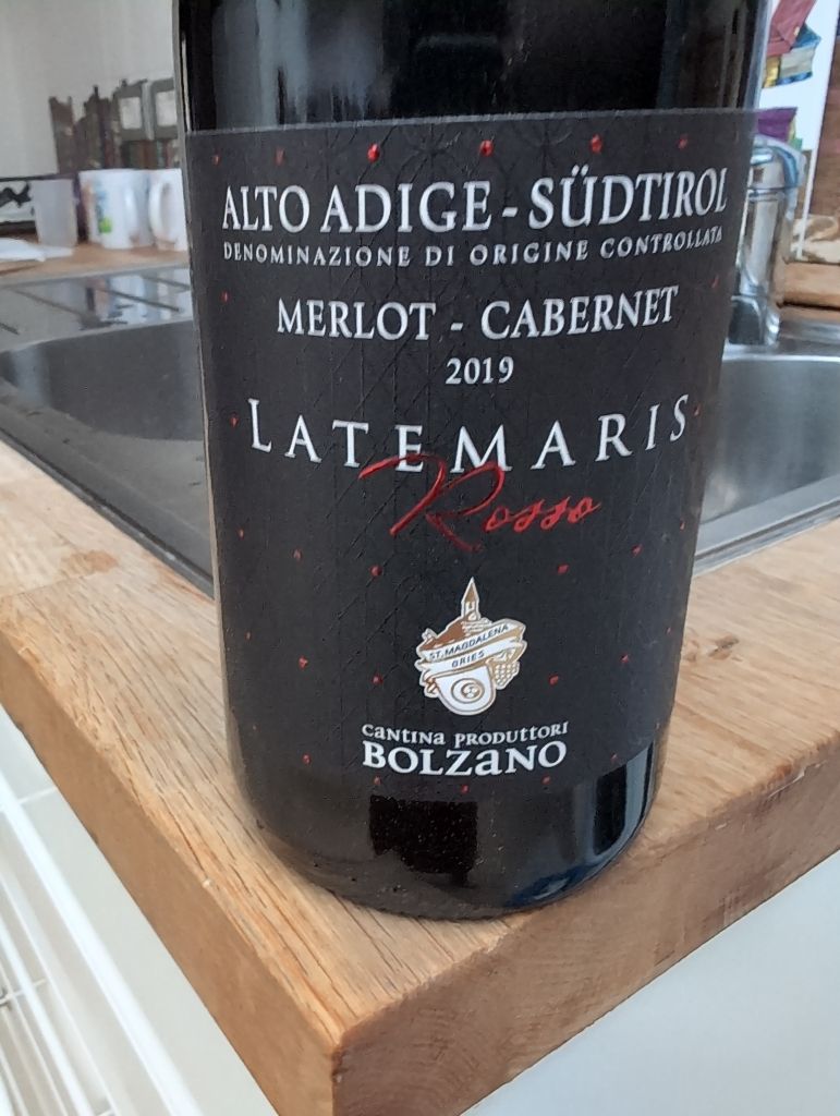 2019 Kellerei Bozen / Cantina Bolzano Alto Adige - Südtirol Latemaris - Merlot-Cabernet, Italy ...