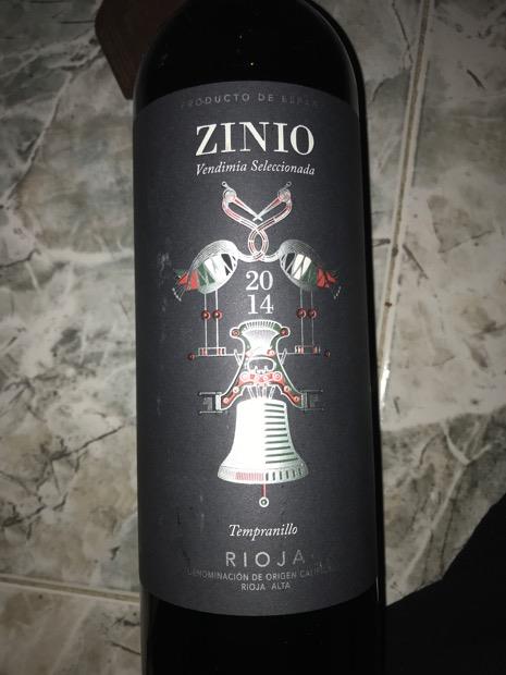 2015 Bodegas Patrocinio Rioja Zinio Reserva Vendimia Seleccionada ...