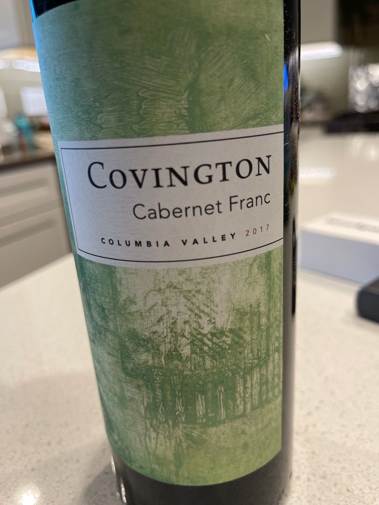 2017 Covington Cellars Cabernet Franc, USA, Washington, Columbia Valley ...