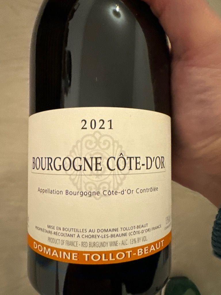 2022 Domaine Tollot-Beaut Bourgogne Côte d'Or, France, Burgundy ...