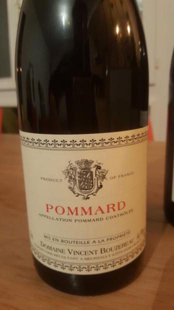 2023 Vincent Bouzereau Pommard, France, Burgundy, Côte de Beaune ...