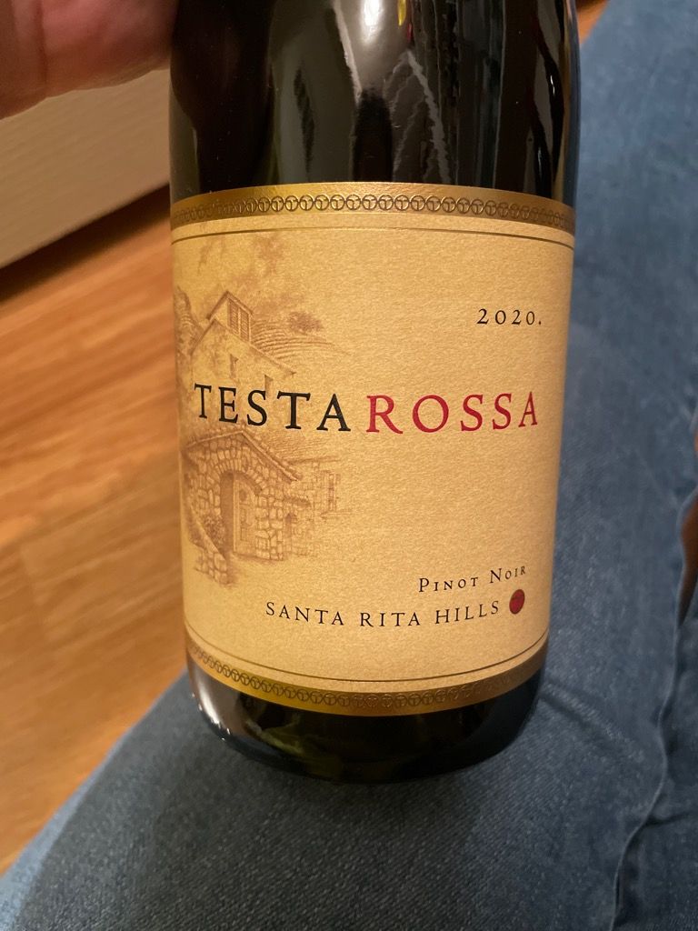 2020 Testarossa Pinot Noir Sta. Rita Hills, USA, California, Central ...
