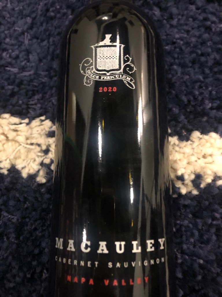2020 Macauley Cabernet Sauvignon, USA, California, Napa Valley ...