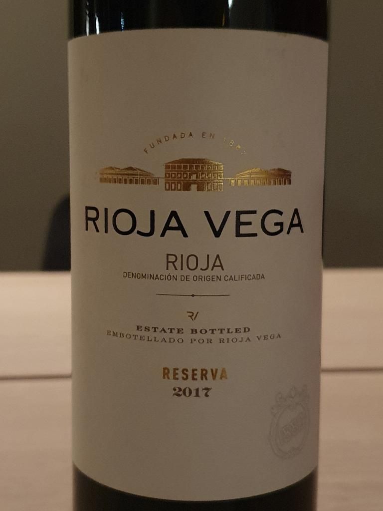 2017 Rioja Vega Rioja Reserva, Spain, La Rioja, Rioja - CellarTracker