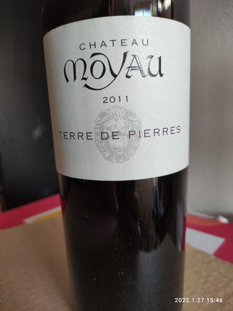 2011 Château Moyau Coteaux du Languedoc La Clape Terre de Pierre ...