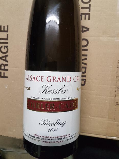 2015 Dirler-Cade Riesling Kessler, France, Alsace, Alsace Grand Cru ...