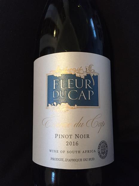 2016 Fleur du Cap Pinot Noir, South Africa, Western Cape - CellarTracker