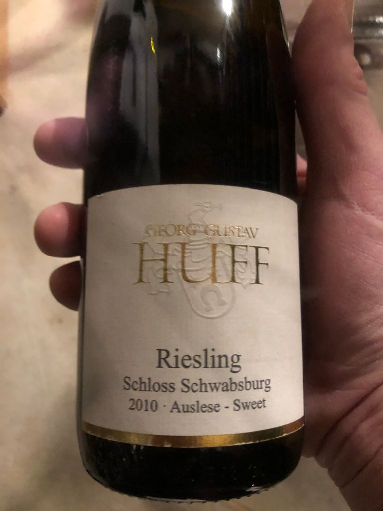 2010 Georg Gustav Huff Riesling, Germany, Rheinhessen - CellarTracker