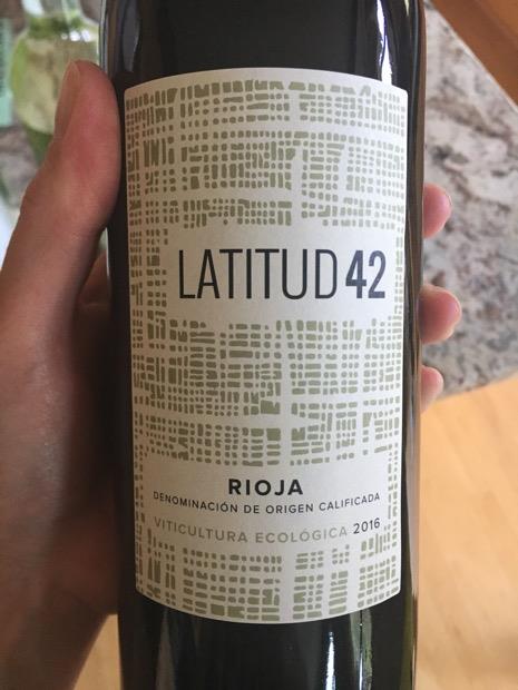 2016 Latitud 42 Rioja, Spain, La Rioja, Rioja - CellarTracker