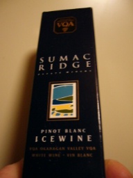 2004 Sumac Ridge Pinot Blanc Icewine, Canada, British Columbia ...