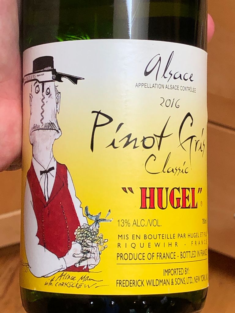 2016 Hugel Pinot Gris Classic, France, Alsace - CellarTracker