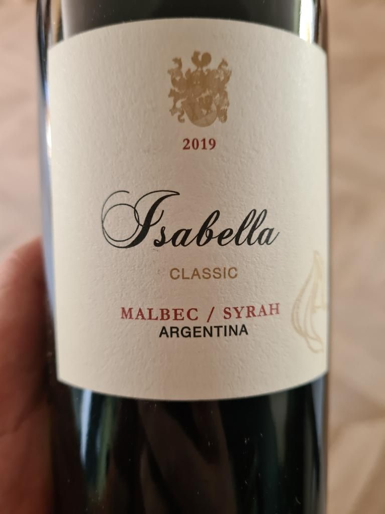 2016 Isabella Classic Malbec/Syrah, Argentina - CellarTracker