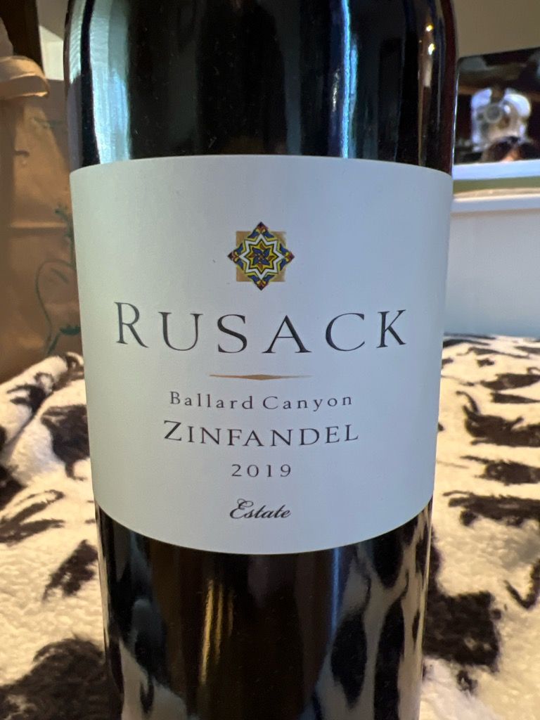 2019 Rusack Zinfandel Estate Ballard Canyon, USA, California, Central ...