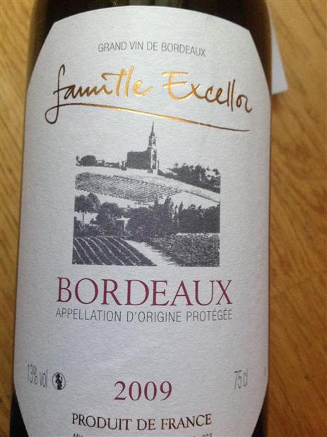 2009 Excellor, France, Bordeaux - CellarTracker
