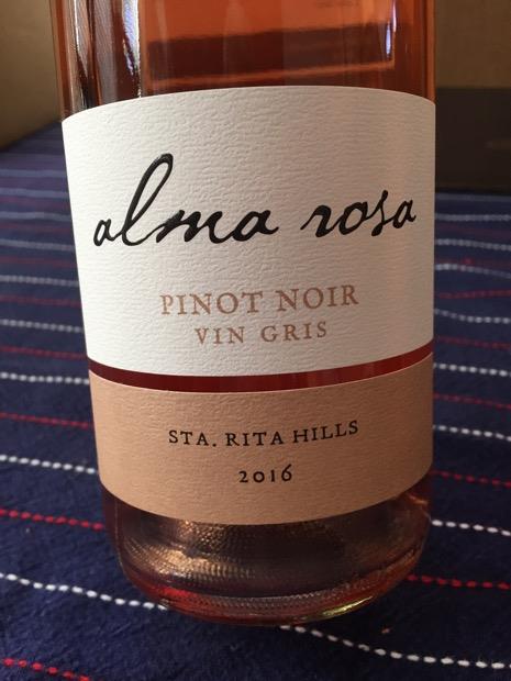 2016 Alma Rosa Pinot Noir Vin Gris, USA, California, Central Coast, Sta ...