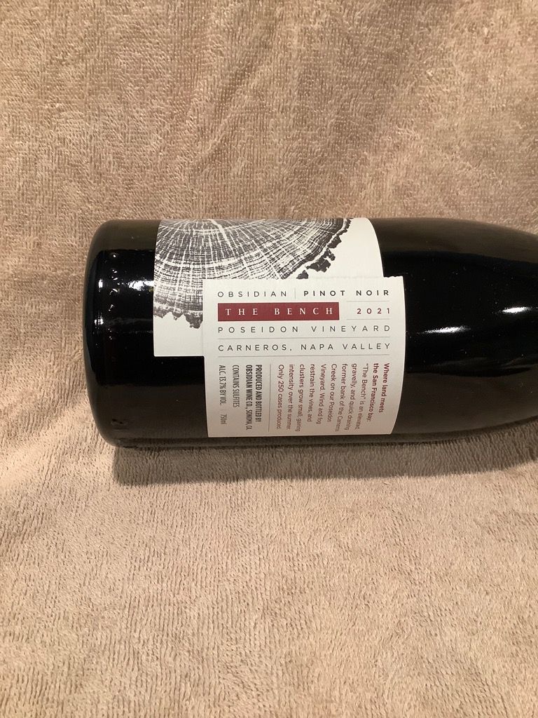 2023 Poseidon Vineyard Pinot Noir The Bench, USA, California, Napa ...