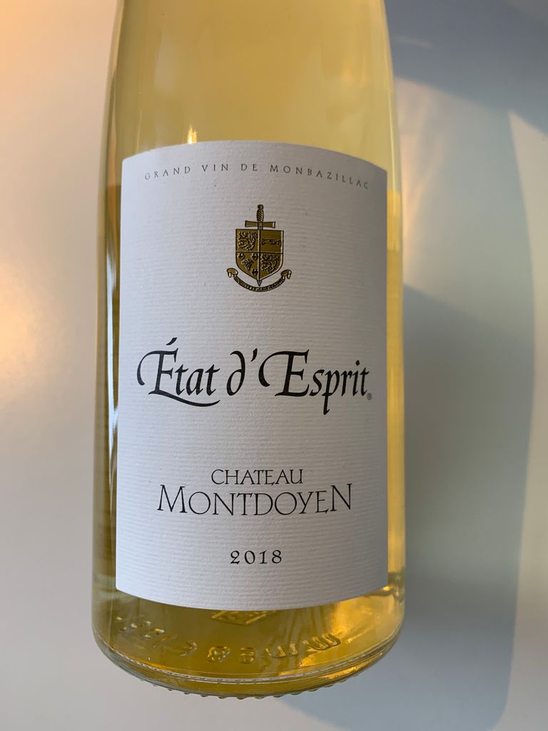 2018 Château Montdoyen Bergerac Sec État-D'Esprit, France, Southwest ...