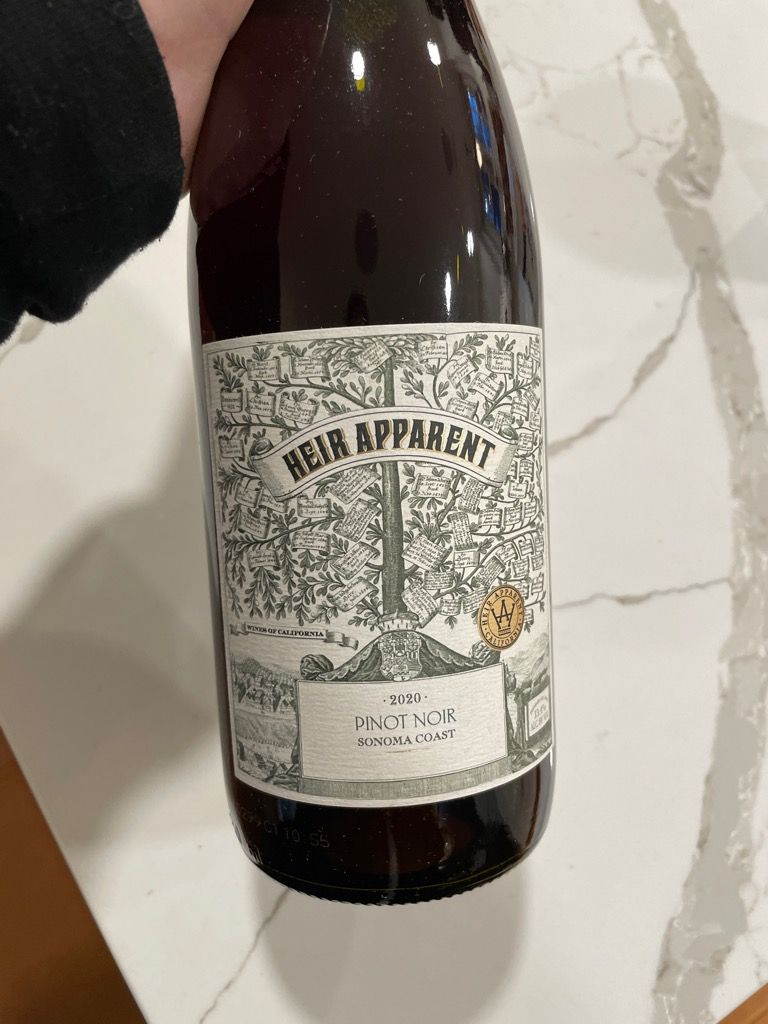 2020 Heir Apparent Cabernet Sauvignon Reserve, USA, California, Napa ...