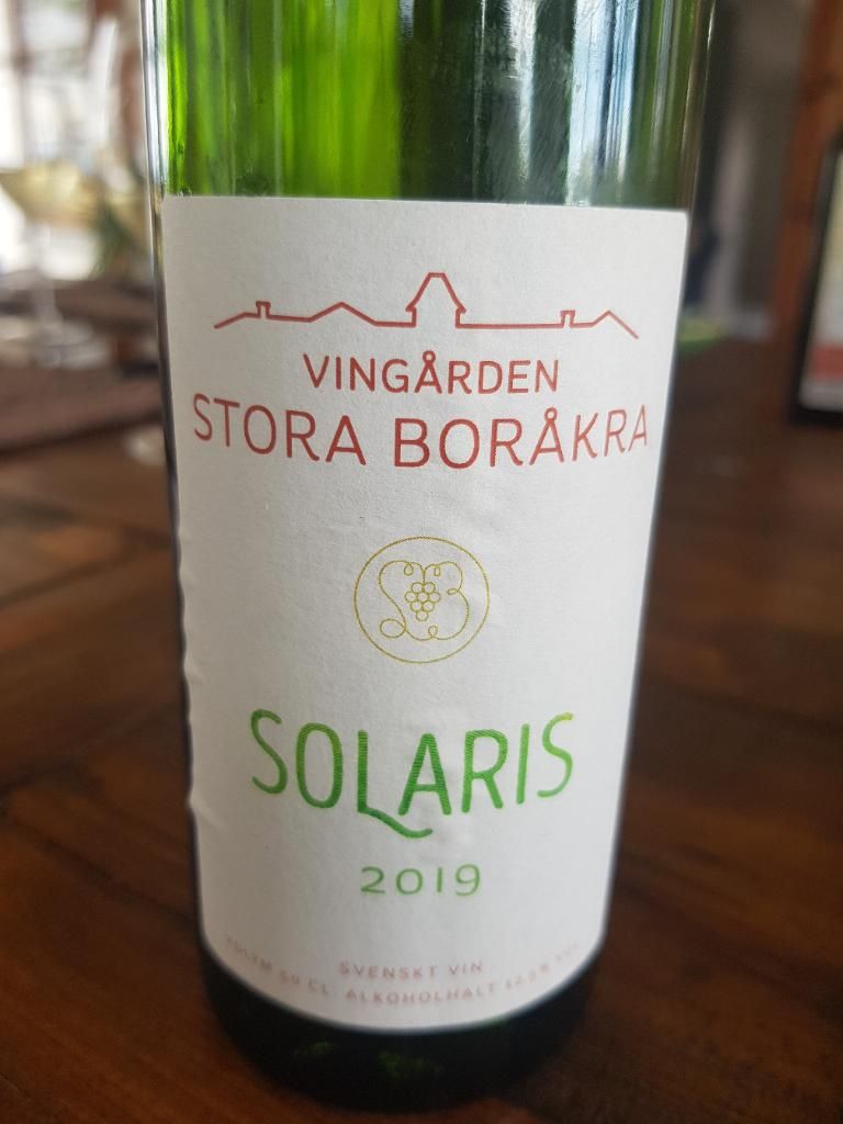 2019 Vingården Stora Boråkra Solaris, Sweden, Skåne - CellarTracker