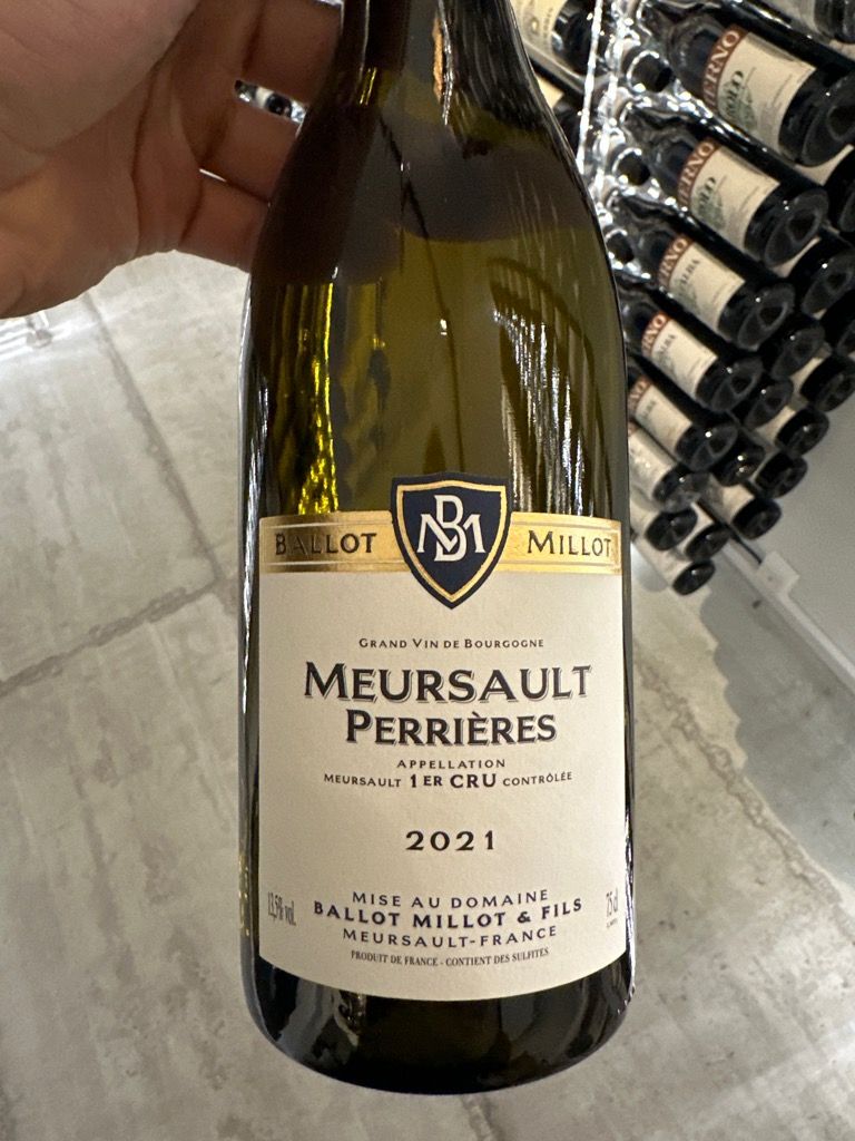 2021 Ballot-Millot & Fils Meursault, France, Burgundy, Côte de Beaune ...