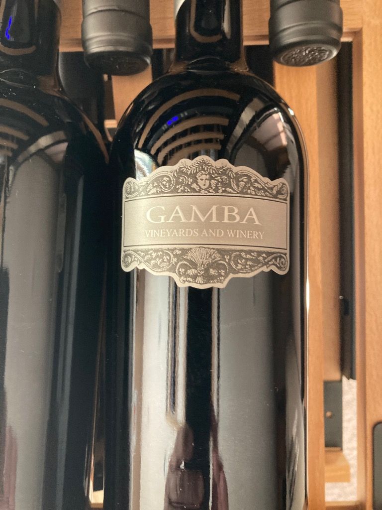 2020 Gamba Zinfandel MCM Gamba Winery Estate Vineyard, USA, California ...