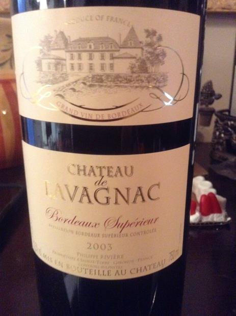 1999 Château de Lavagnac, France, Bordeaux - CellarTracker