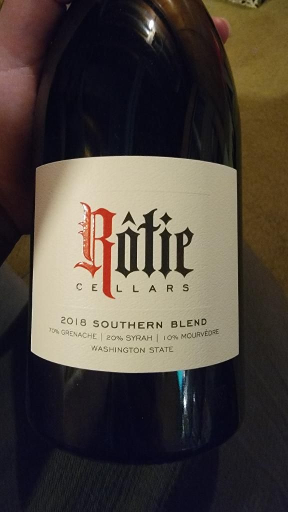 2018 Rôtie Cellars Southern Blend, USA, Washington - CellarTracker