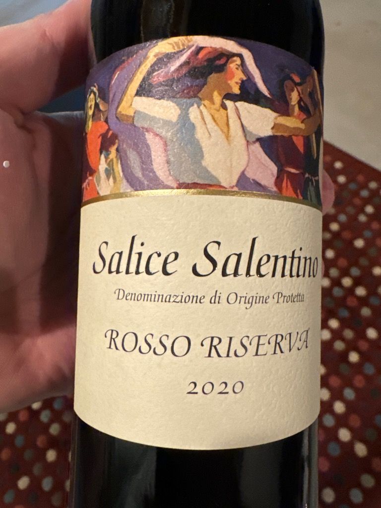 2020 A.R.EF. Salice Salentino Rosso Riserva, Italy, Puglia, Salice ...