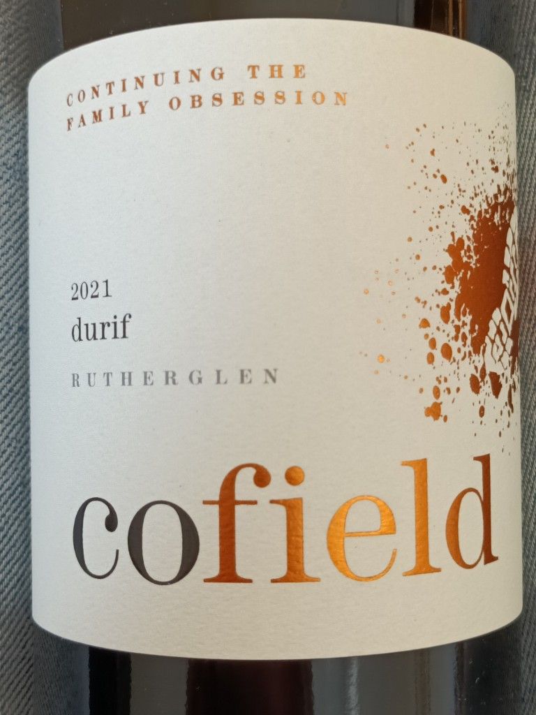 2021 Cofield Wines Durif, Australia, Victoria, North East, Rutherglen ...