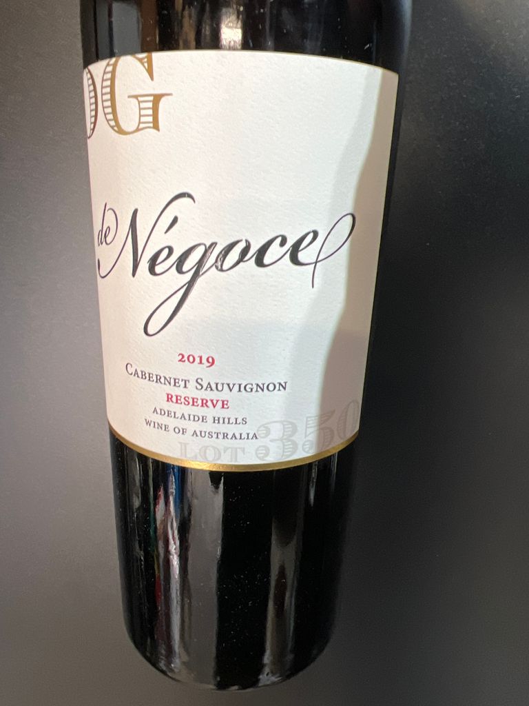 2019 de Négoce Cabernet Sauvignon OG N.350 Reserve, Australia, South ...