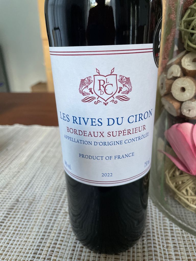 2022 Les Rives du Ciron Bordeaux Supérieur, France, Bordeaux, Bordeaux ...