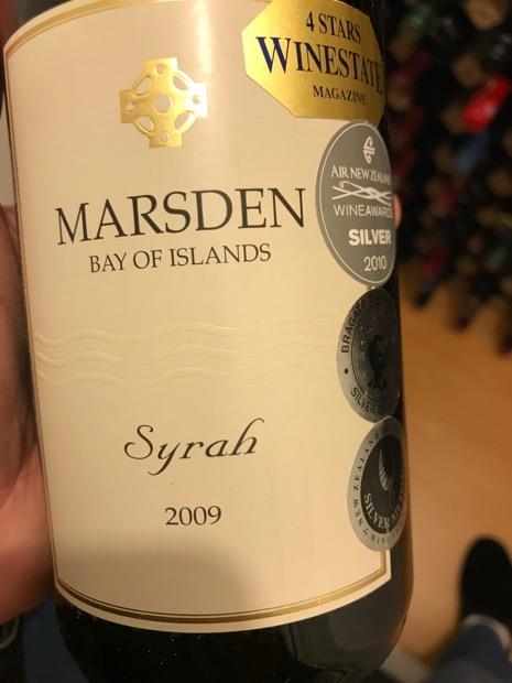 2014 Marsden Estate Syrah, New Zealand, North Island, Northland, Bay of ...