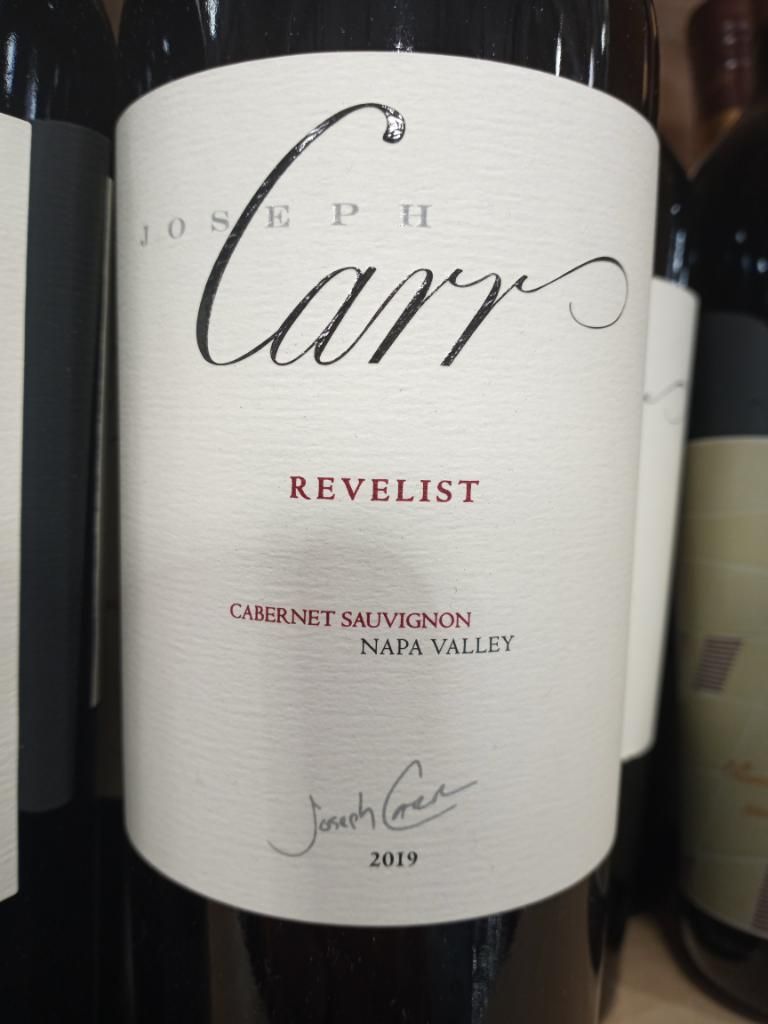 2019 Joseph Carr Cabernet Sauvignon Revelist, USA, California, Napa ...