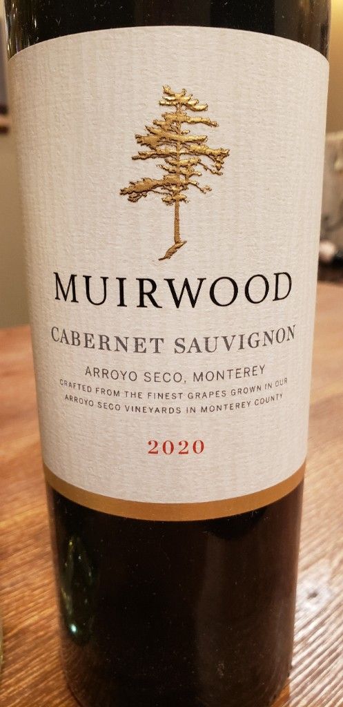2020 Muirwood Vineyards Cabernet Sauvignon, USA, California, Central ...