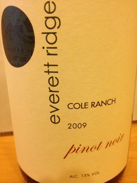 1998 Everett Ridge Pinot Noir, USA, California, North Coast, Cole Ranch ...