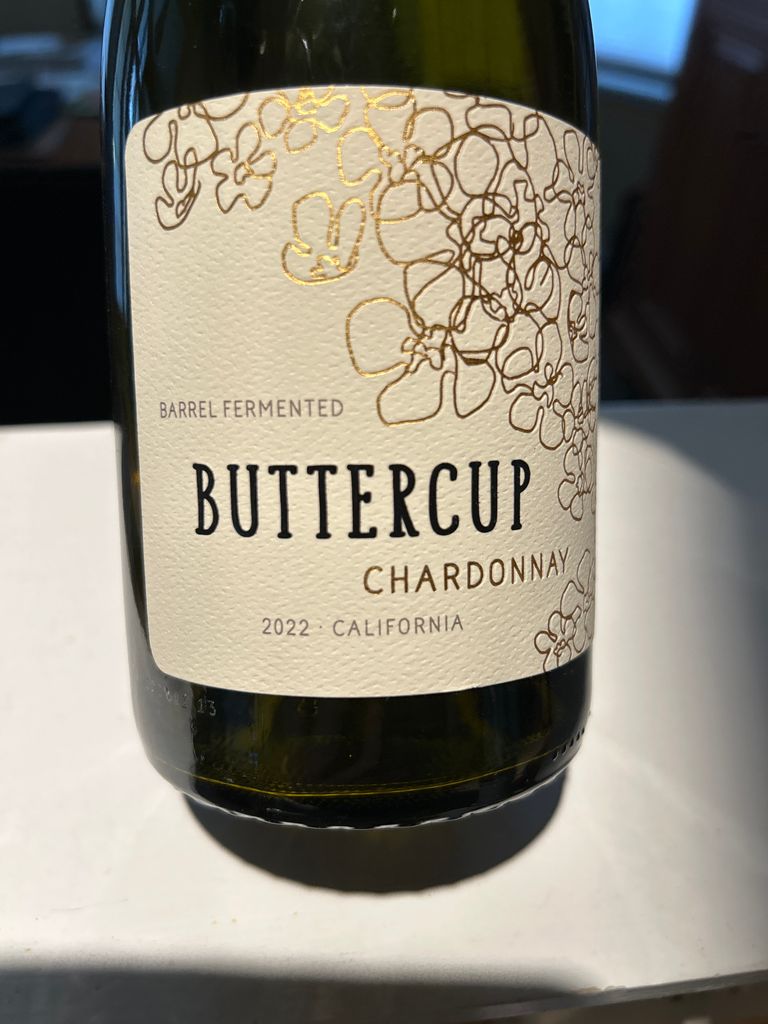 2022 Buttercup Chardonnay Buttercup Vineyards, USA, California ...