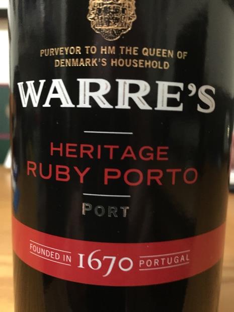 2005 Warre Porto Heritage Ruby, Portugal, Douro, Porto - CellarTracker