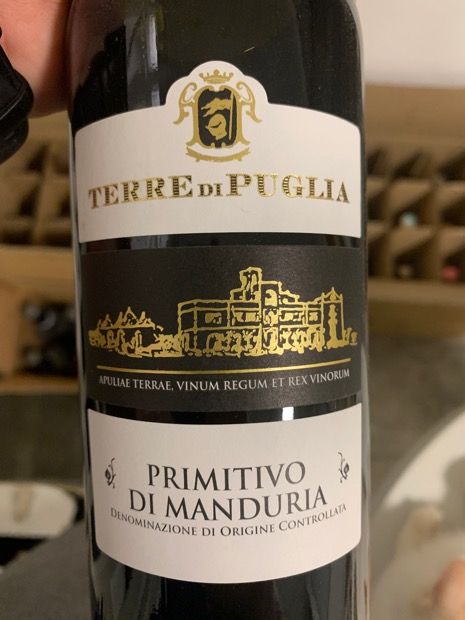 2015 Cantine di Marco Primitivo di Manduria Terre di Puglia, Italy ...