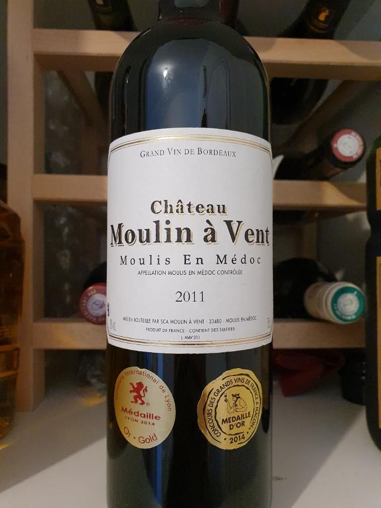 2015 Château Moulin à Vent Moulis en Médoc, France, Bordeaux, Médoc ...