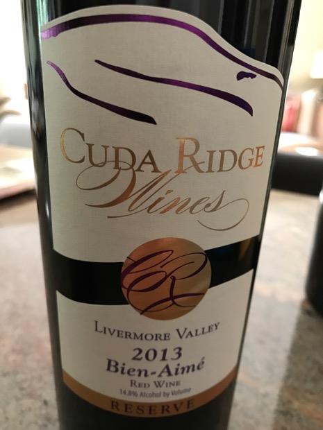 2012 Cuda Ridge Wines Bien-Aime Dino, USA, California, San Francisco ...