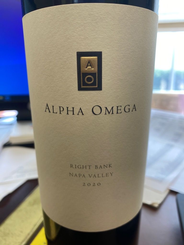 2020 Alpha Omega Right Bank, USA, California, Napa Valley - CellarTracker