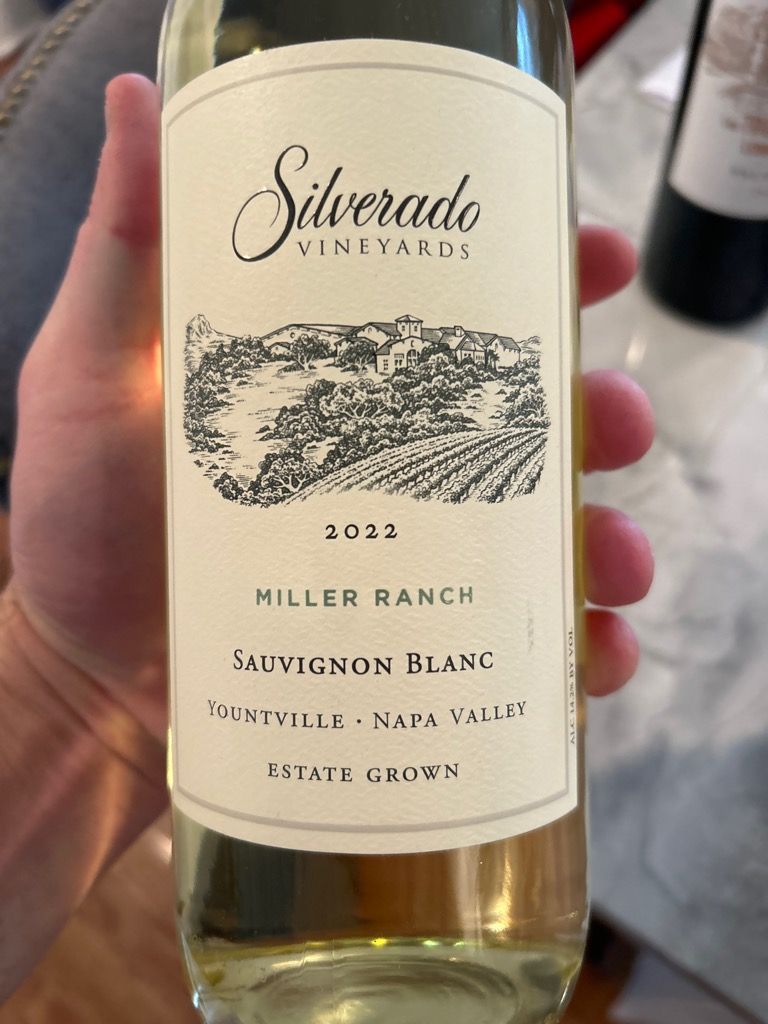 2022 Silverado Vineyards Sauvignon Blanc Miller Ranch, USA, California ...