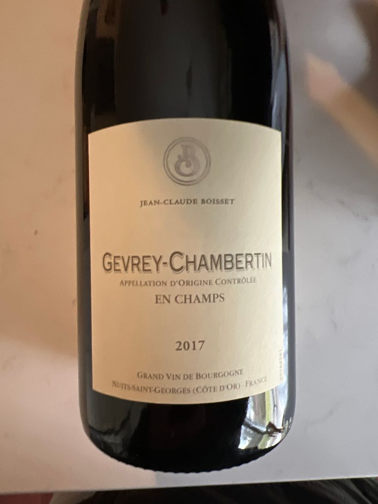 2020 Jean-Claude Boisset Gevrey-Chambertin en Champs, France, Burgundy ...