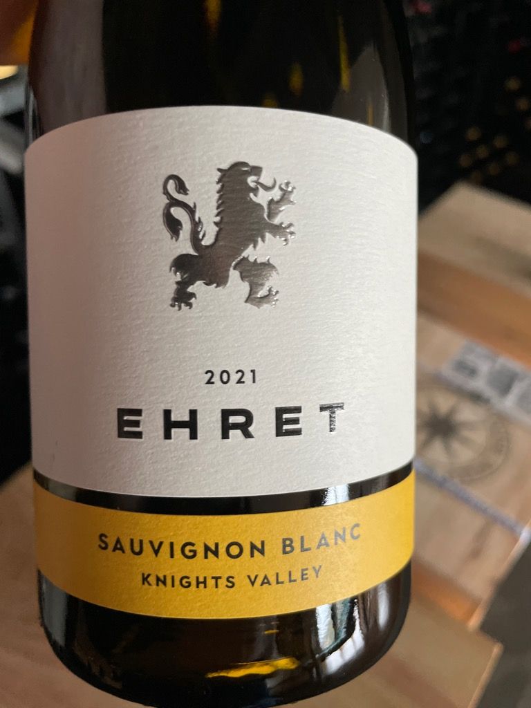 2021 Ehret Family Winery Sauvignon Blanc Bavarian Lion Vineyards, USA ...