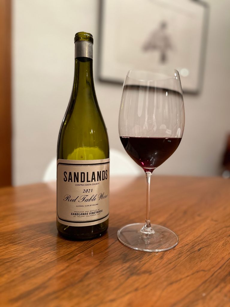 2021 Sandlands Red Table Wine Contra Costa County, USA, California, San ...
