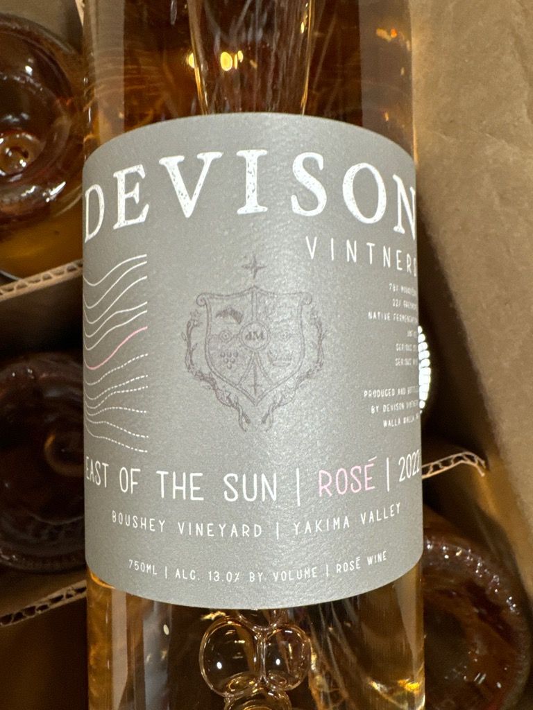 2022 Devison Vintners Rosé Boushey Vineyard, USA, Washington, Columbia ...