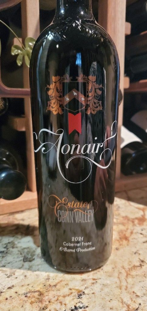 2021 Aonair Wines Cabernet Franc Estate Conn Valley, USA, California ...