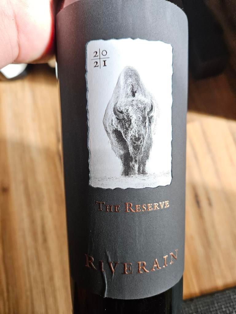 2021 Riverain Cabernet Sauvignon Reserve Tench Vineyard, USA ...